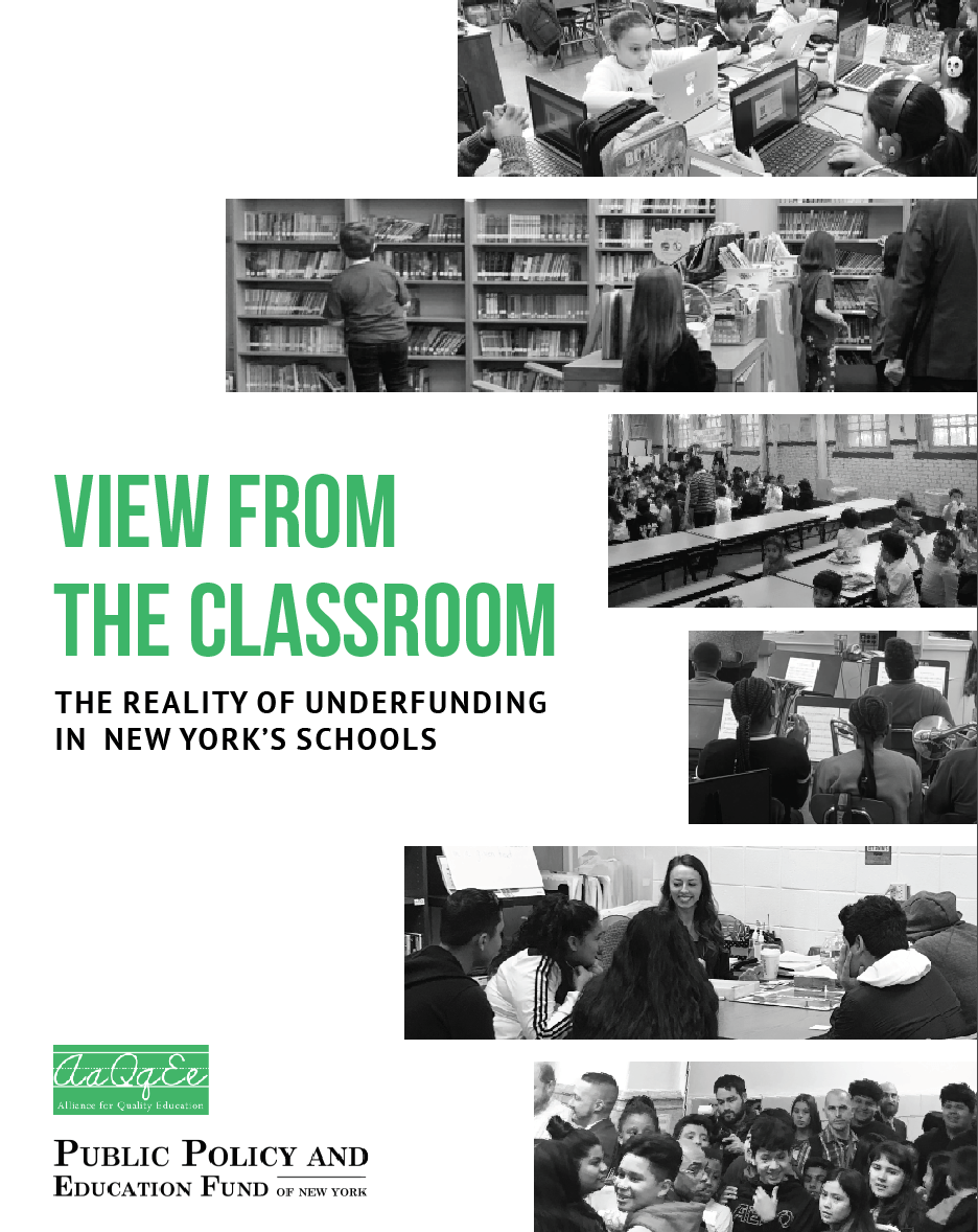 View From the Classroom: The Reality of Underfunding in New York’s ...